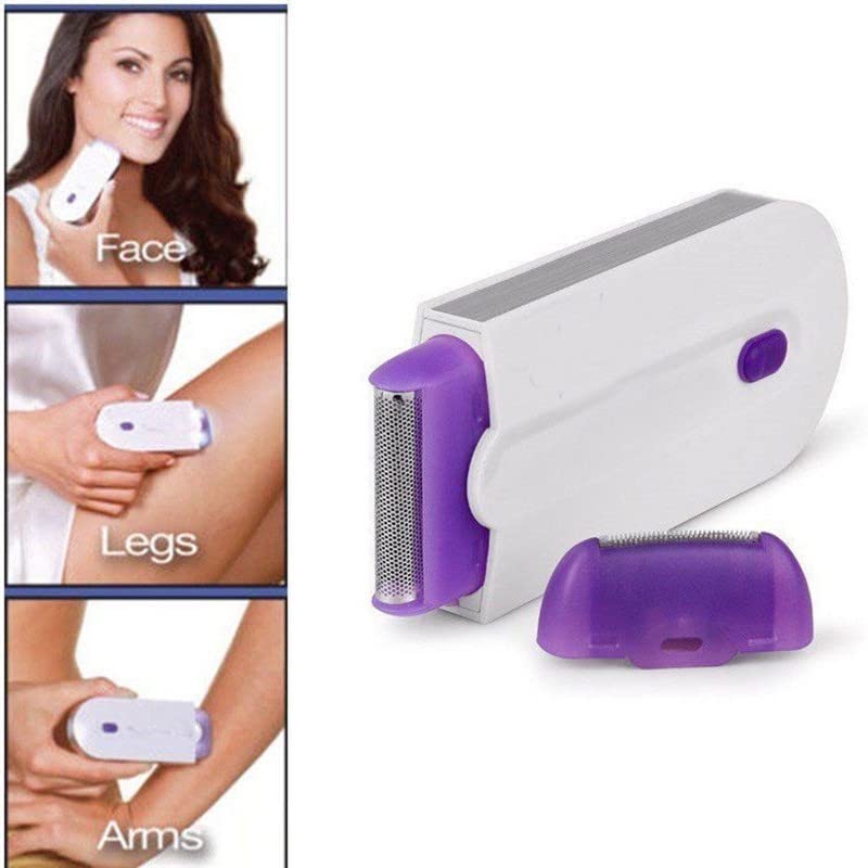 Women Laser Rechargeable Epilator Remover Smooth Touch Hair Removal Instant Pain Free Razor Sensor- Light Technology Hair Remove (Color : White Medium Packing Box-A)