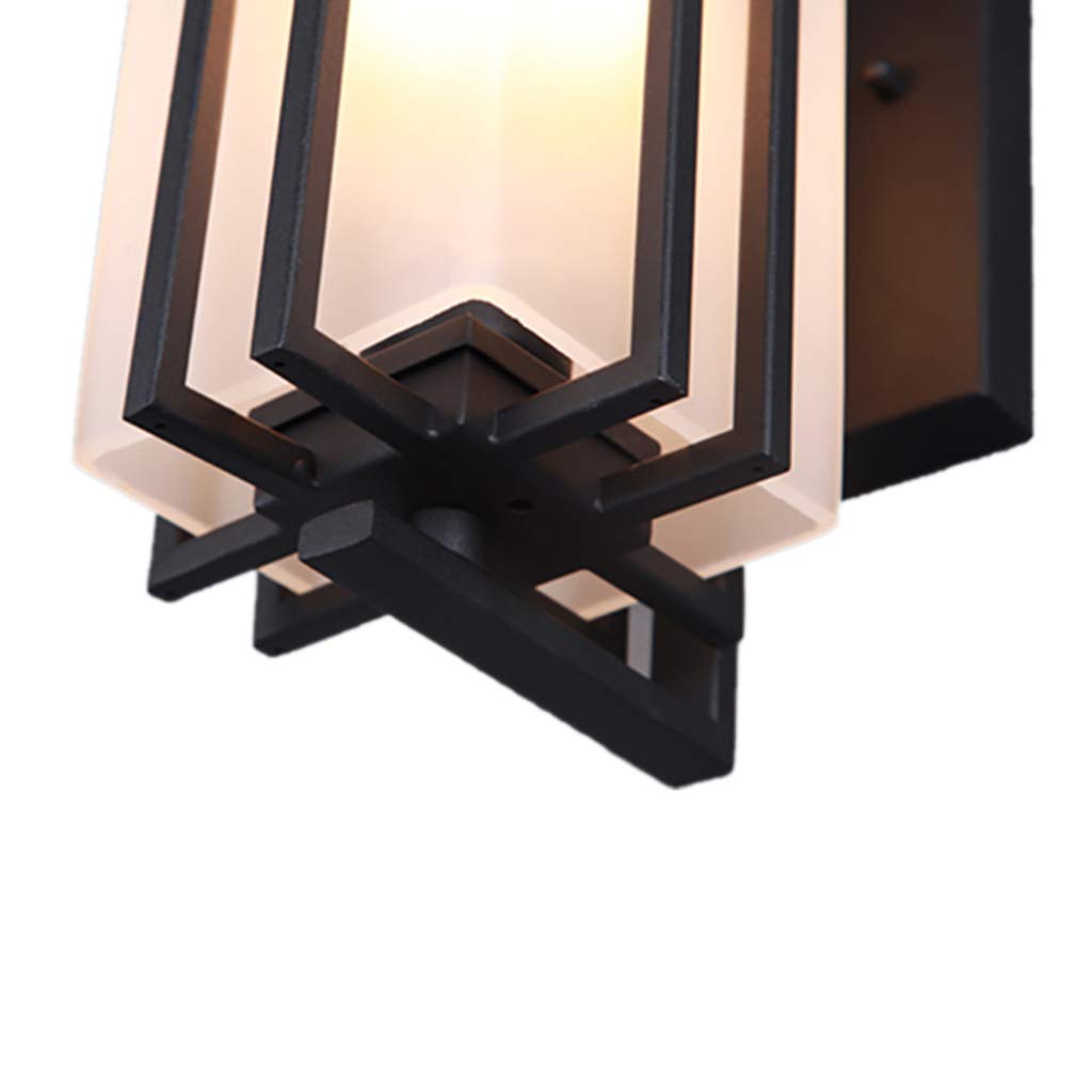 Outdoor Wall lamp Home Garden lamp - Waterproof Design, Environmental Protection and Energy Saving, Modern Minimalist Outdoor Lighting Balcony Aisle Wall lamp E27 Screw (excluding Light Source)