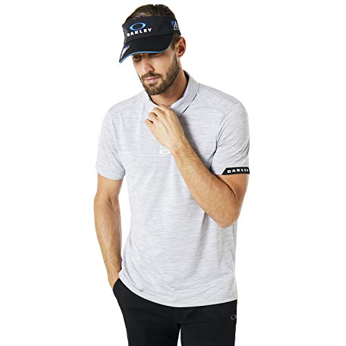 Oakley Men's Gravity Polo, Blackout, L