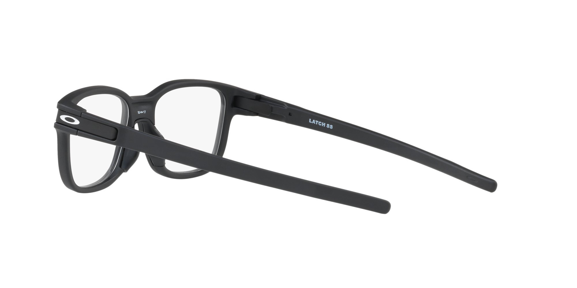 Oakley Men's Ox8114 Latch Ss Square Prescription Eyeglass Frames, Satin Black/Demo Lens, 50 mm