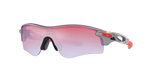 Oakley Men's Radarlock Path (A) Rectangular Sunglasses, Space Dust/Prizm Snow Sapphire, 55 mm