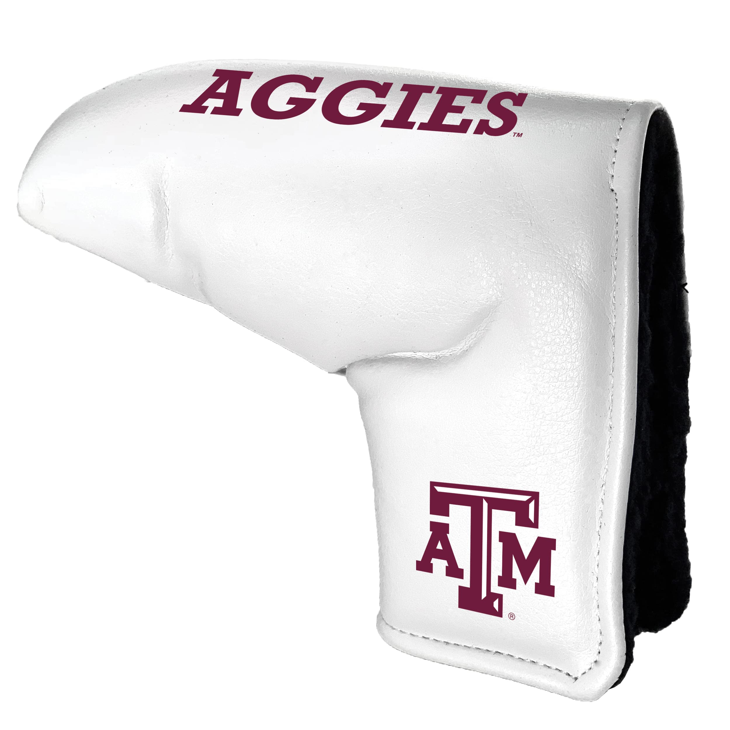 Team Golf NCAA NOTRE DAME Tour Blade Putter Cover (White), Fits Most Blade Putters, Scotty Cameron, Taylormade, Odyssey, Titleist, Ping, Callaway