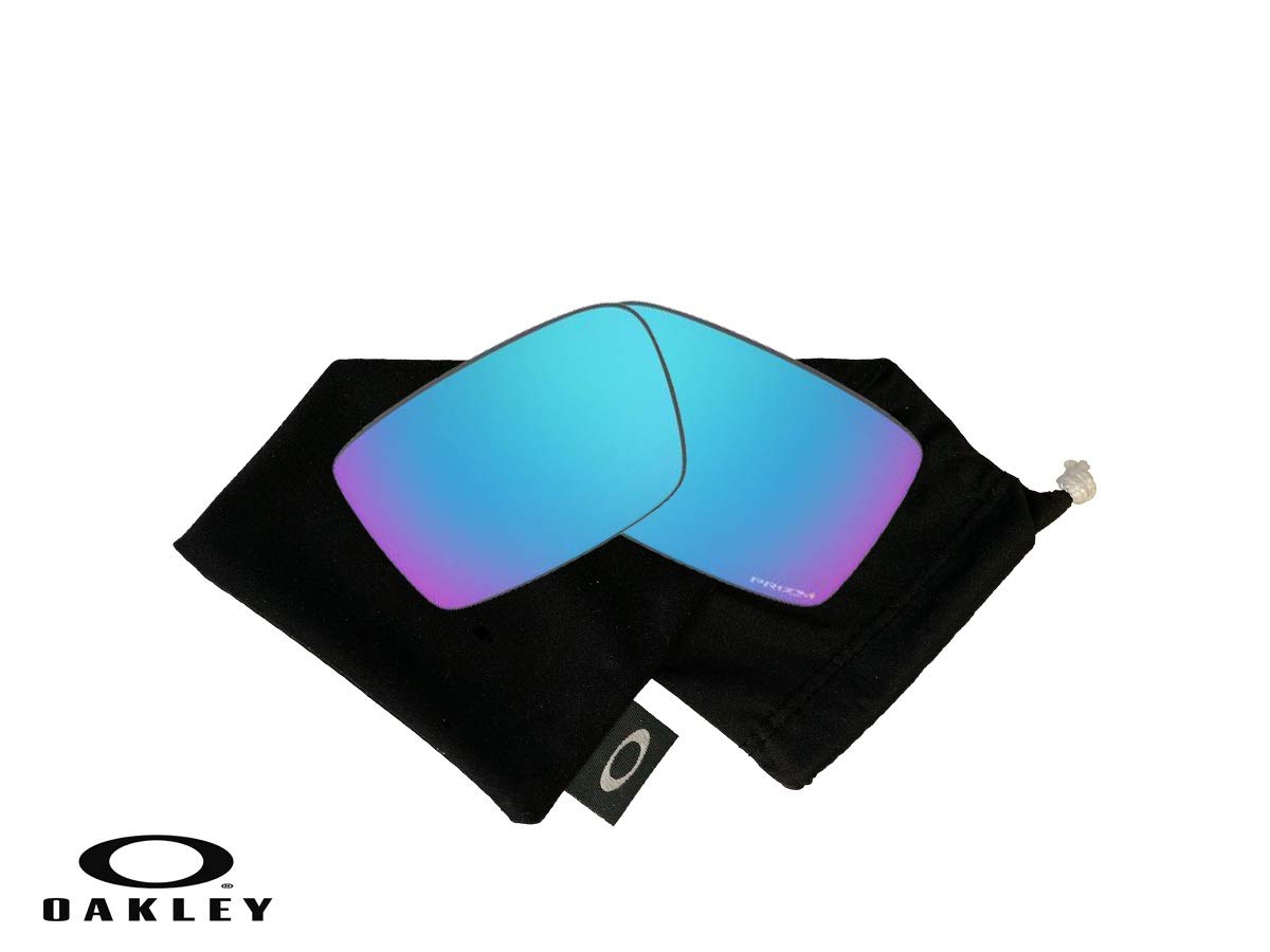 Oakley Original Gascan OO9014 PRIZM Sapphire Iridium Replacement Lenses For Men For Women+BUNDLE Microfiber Cloth Bag
