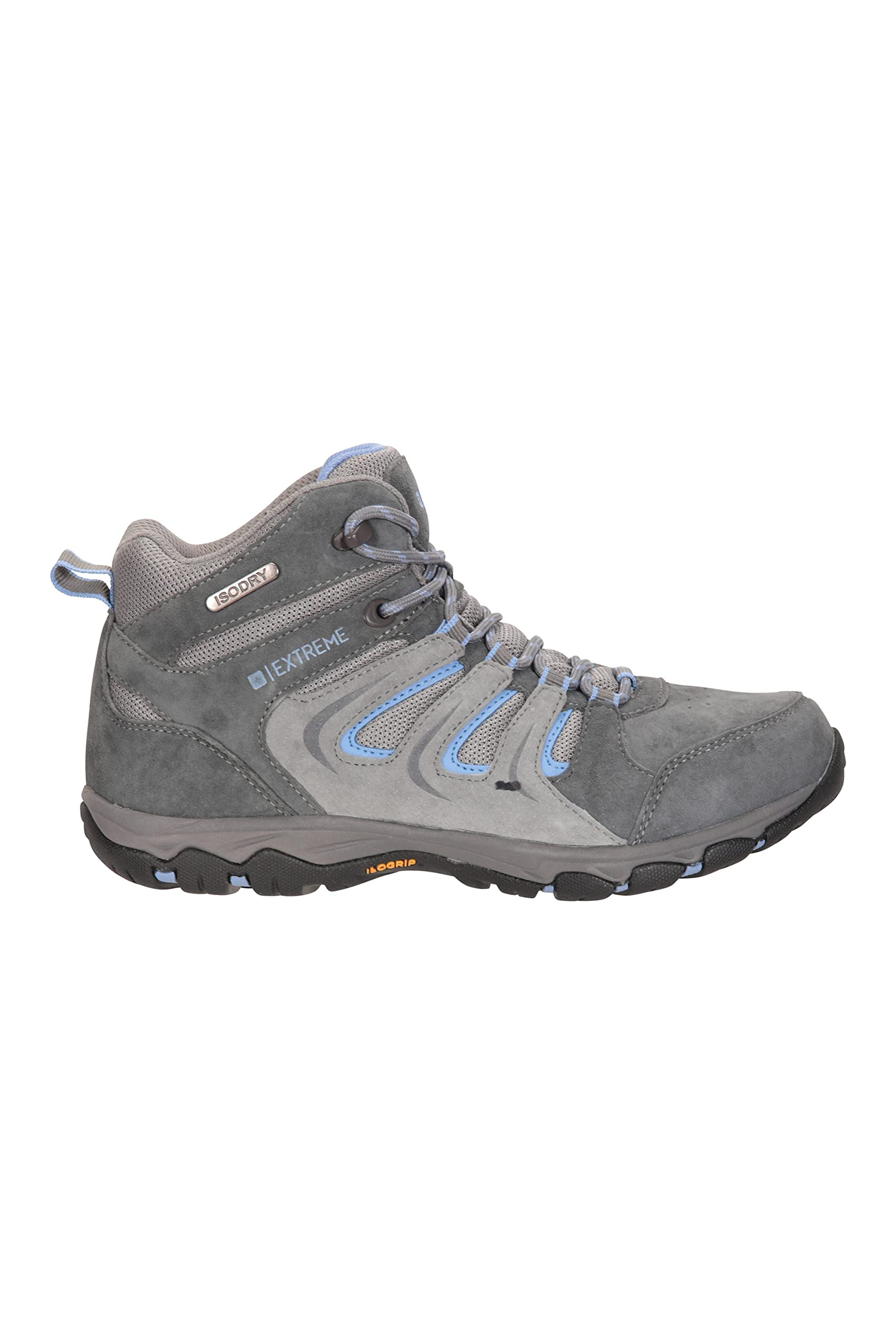 Mountain Warehouse Aspect Extreme Womens Waterproof IsoGrip Walking Boots Grey Womens Shoe Size 10 US