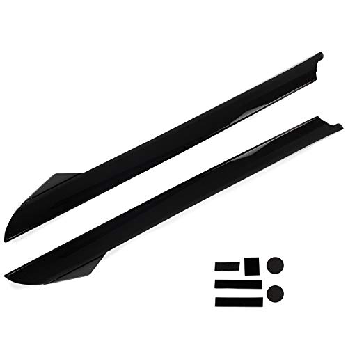 RANSOTO Front Windshield Outer Pillar Trim Molding Compatible with 2011-2019 Ford Explorer Windshield A-Pillar Molding Driver and Passenger Side Replaces BB5Z7803144AA BB5Z7803136AA