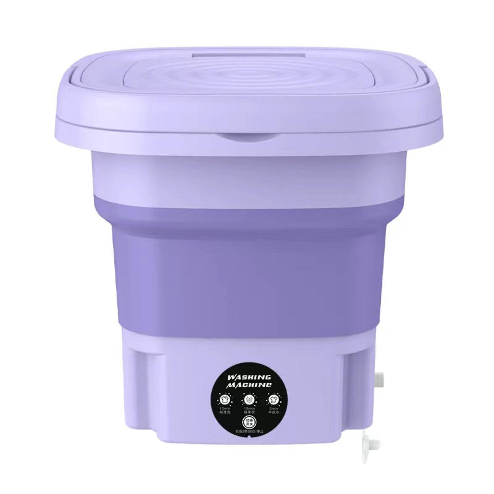 Portable Washing Machine, Mini Foldable Washing Machine For Home And Travel Use,High Capacity Mini Washer With 3 Modes, Machine With Soft Spin Dry For Socks, Baby Clothes, Towels, Delicate Items