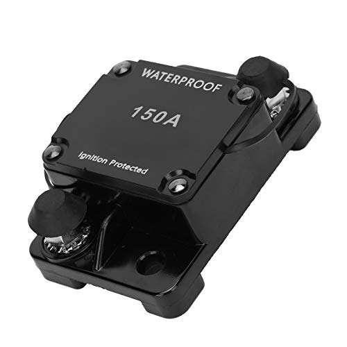 Over Voltage Protection Circuit Breaker Auto Switch Holder Waterproof for Automobile Truck Motorcycle Ship (150A)
