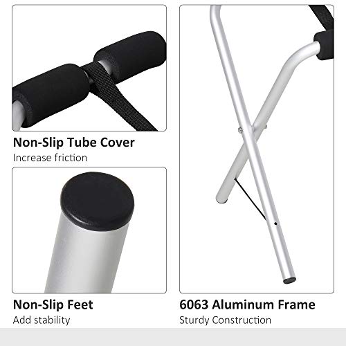 Soozier Universal Kayak Storage Stand & Rack for Cleaning, Storing, & Maintenance with Aluminum Frame & Folding Design