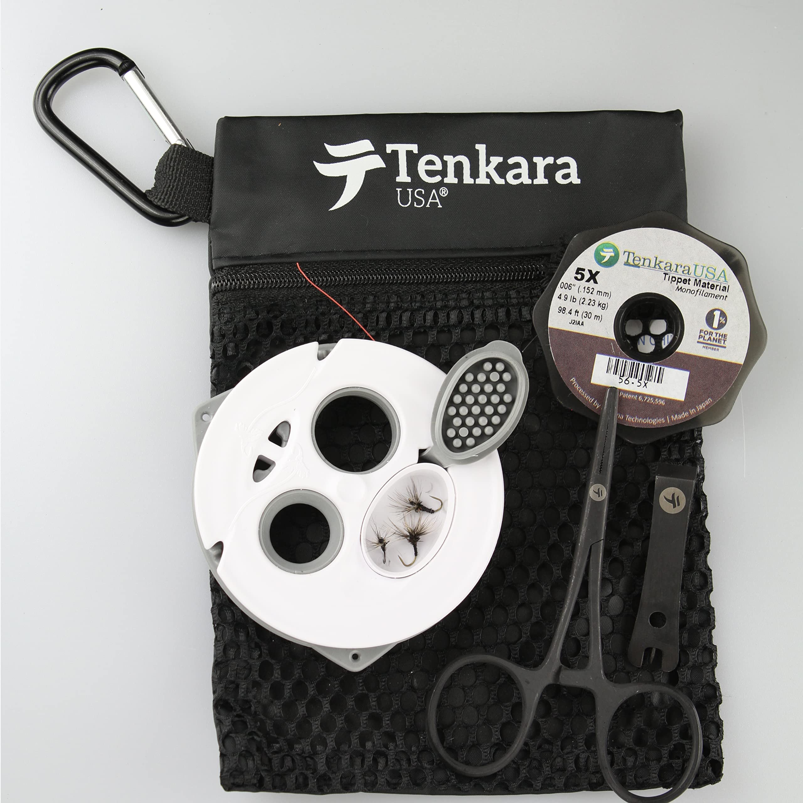 Tenkara USA Fly Fishing (Complete Set: SATO™ Rod + Starter Kit) | for Large & Small Fish - Carbon Fiber, Lightweight, Telescopic, Adjustable, 3 Multi-Lenghts ((10'8"/ 11'10"/ 12'9")