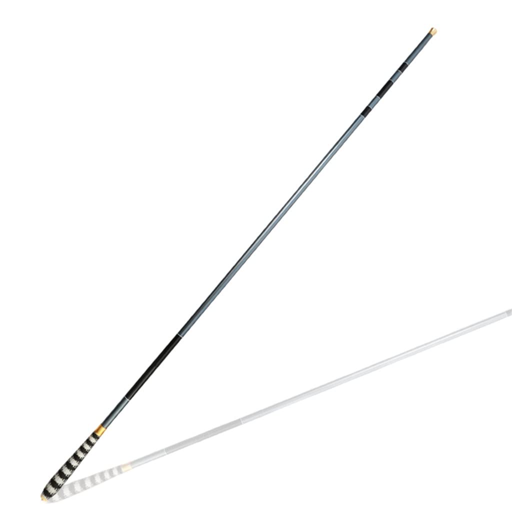 Telescopic Carbon Fiber Super Hard Light Carp Fishing Pole Stream Fishing Rod Hooks ( Color : D , Size : 3.9m )