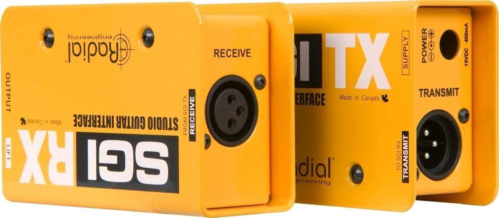 Radial Engineering SGI Studio Guitar Interface System includes Free Wireless Earbuds - Stereo Bluetooth In-ear and 1 Year Everything Music Extended Warranty