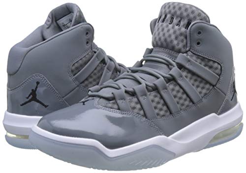 Nike Men's Jordan Max Aura Shoe, Cool Grey/Black-white-clear, 9
