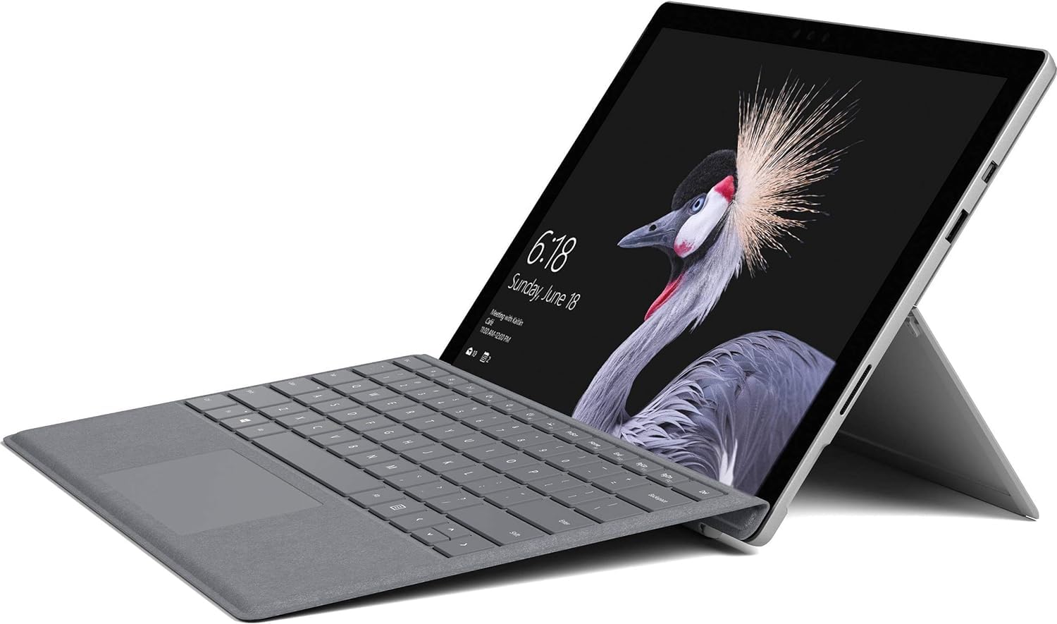 Microsoft Surface Pro 5 Tablet PC, 12.3 "TouchScreen (2736 X 1824), Intel Core i5-7300U, 8GB DDR4 RAM, 256GB SSD, Grey-Backlit Keyboard, Camera, Windows 10 Pro (Renewed)