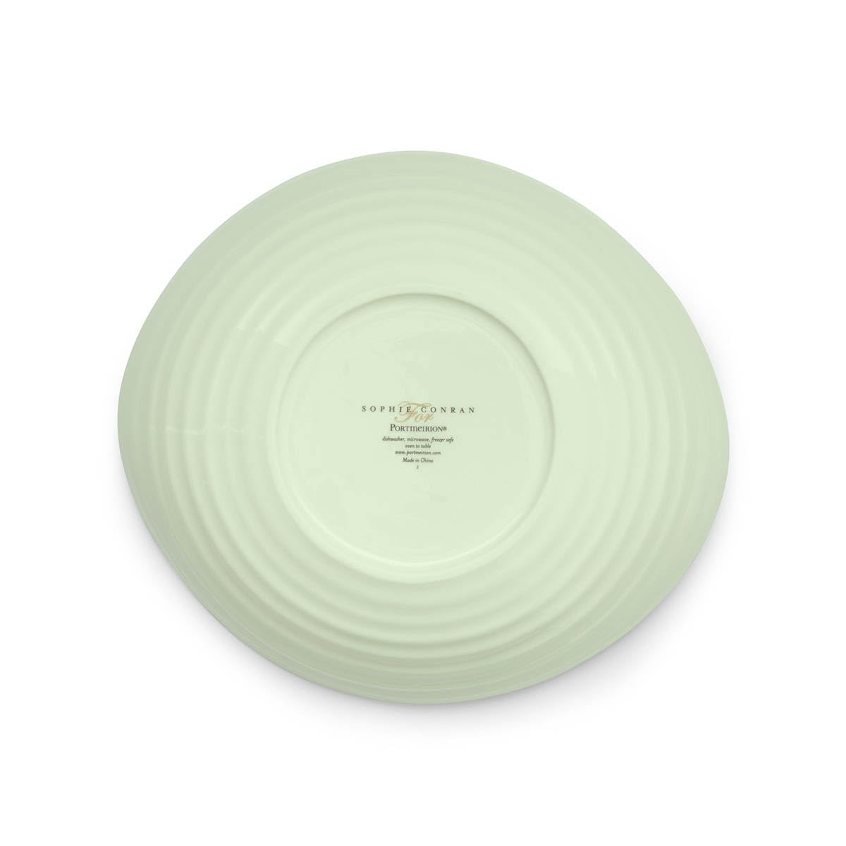 Portmeirion Sophie Conran Celadon Pasta Bowl | | Large Serving Bowls for Soup or Salad | 9 Inch | Made from Fine Porcelain | Microwave and Dishwasher Safe