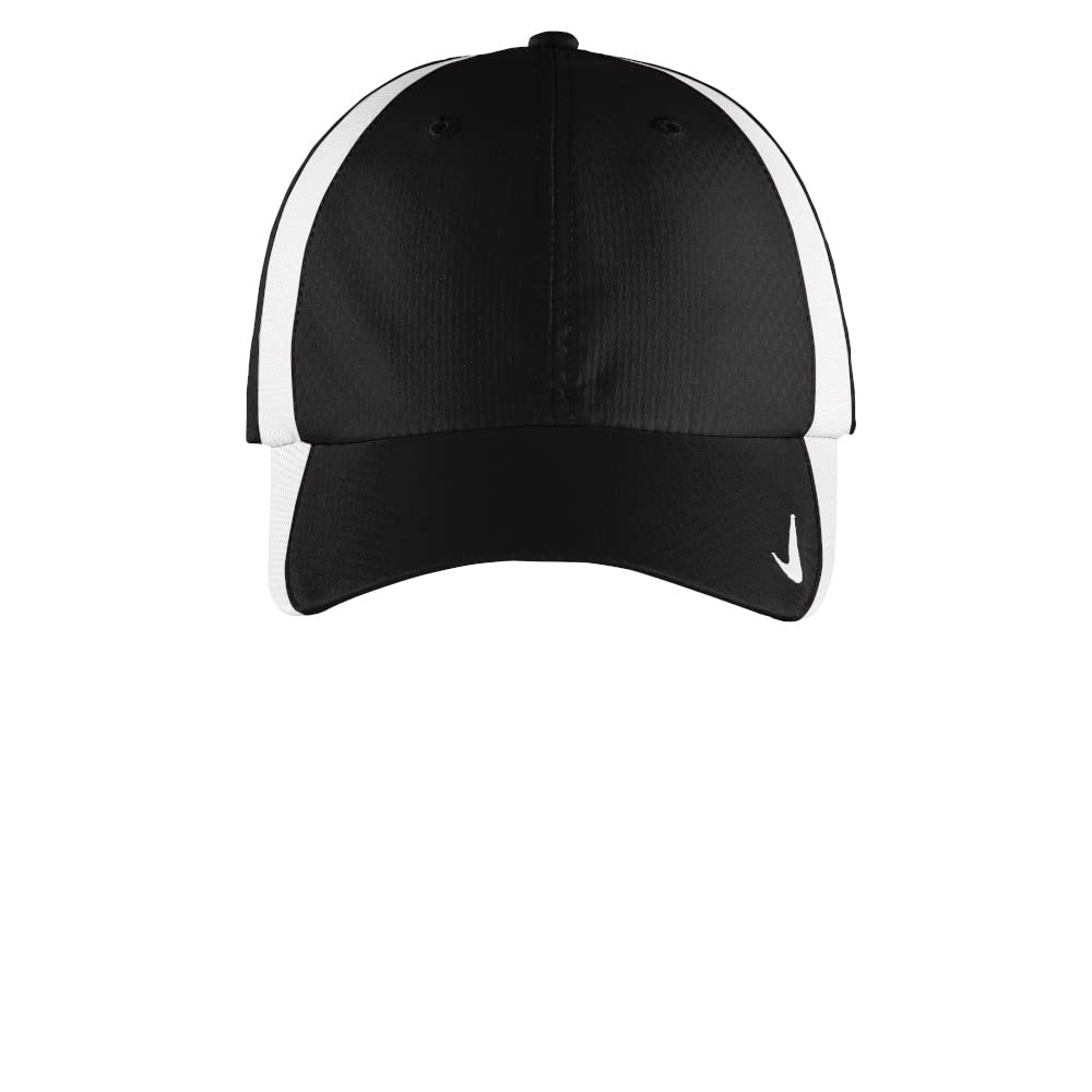 NIKE Sphere Dry Hat Mens Adjustbale Cap 247077 -Black-White