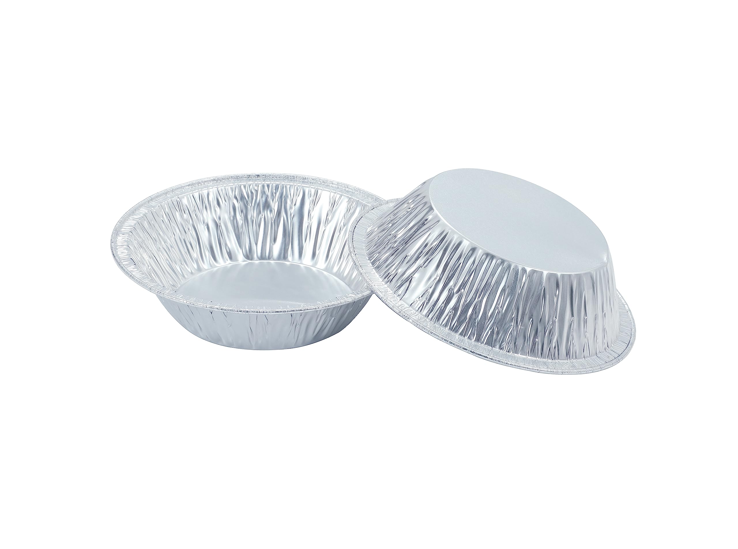 Waytiffer 50 Pack - Pie Pans 5 inch,Mini Pie Tins HEAVY-DUTY Disposable Aluminum Foil Tart/pie Pans for Baking Personal Mini Pies, Easily Stack & Store, Freeze & Reheat