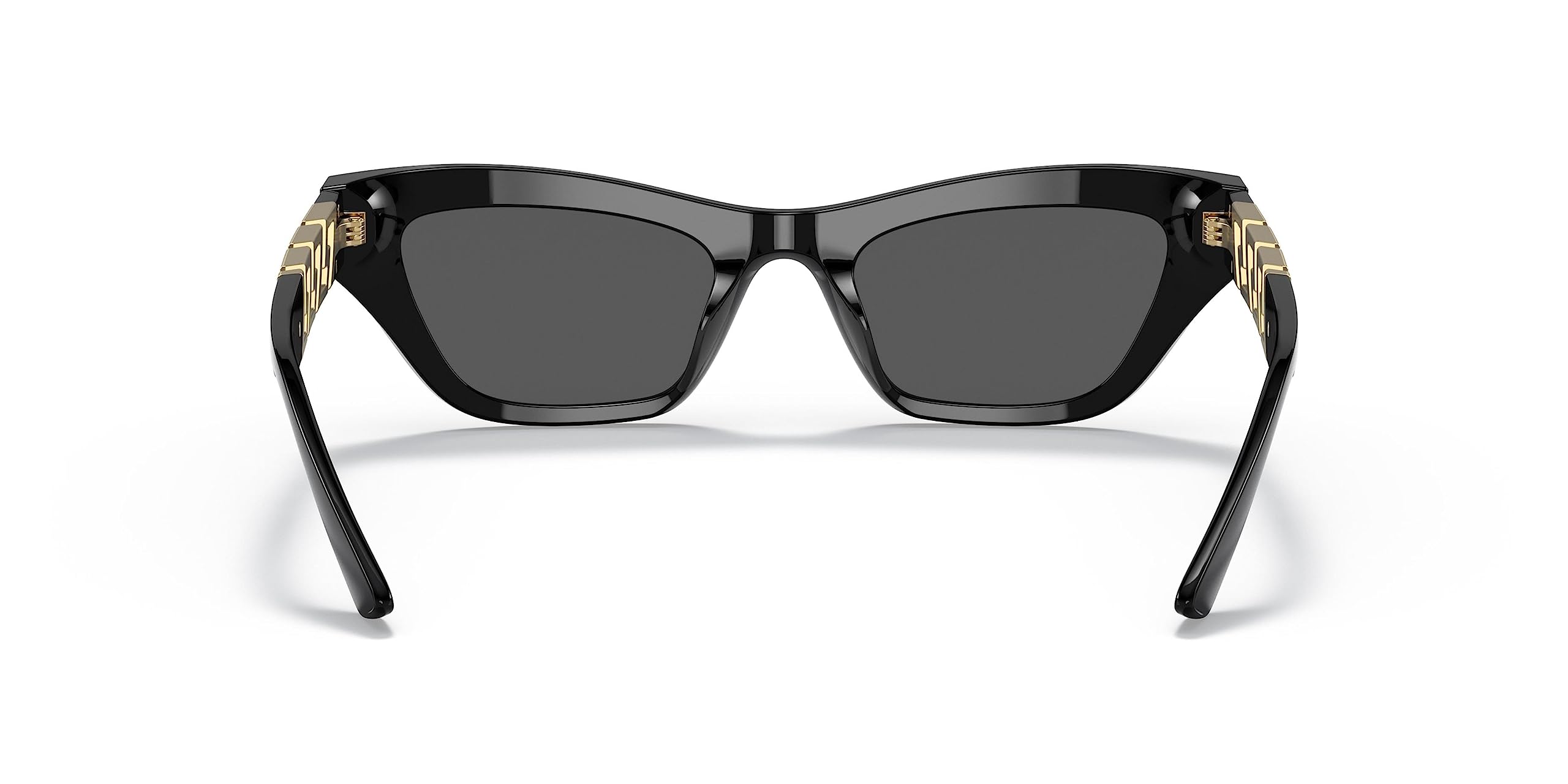 Versace VE 4419 GB1/87 Black Plastic Cat-Eye Sunglasses Grey Lens