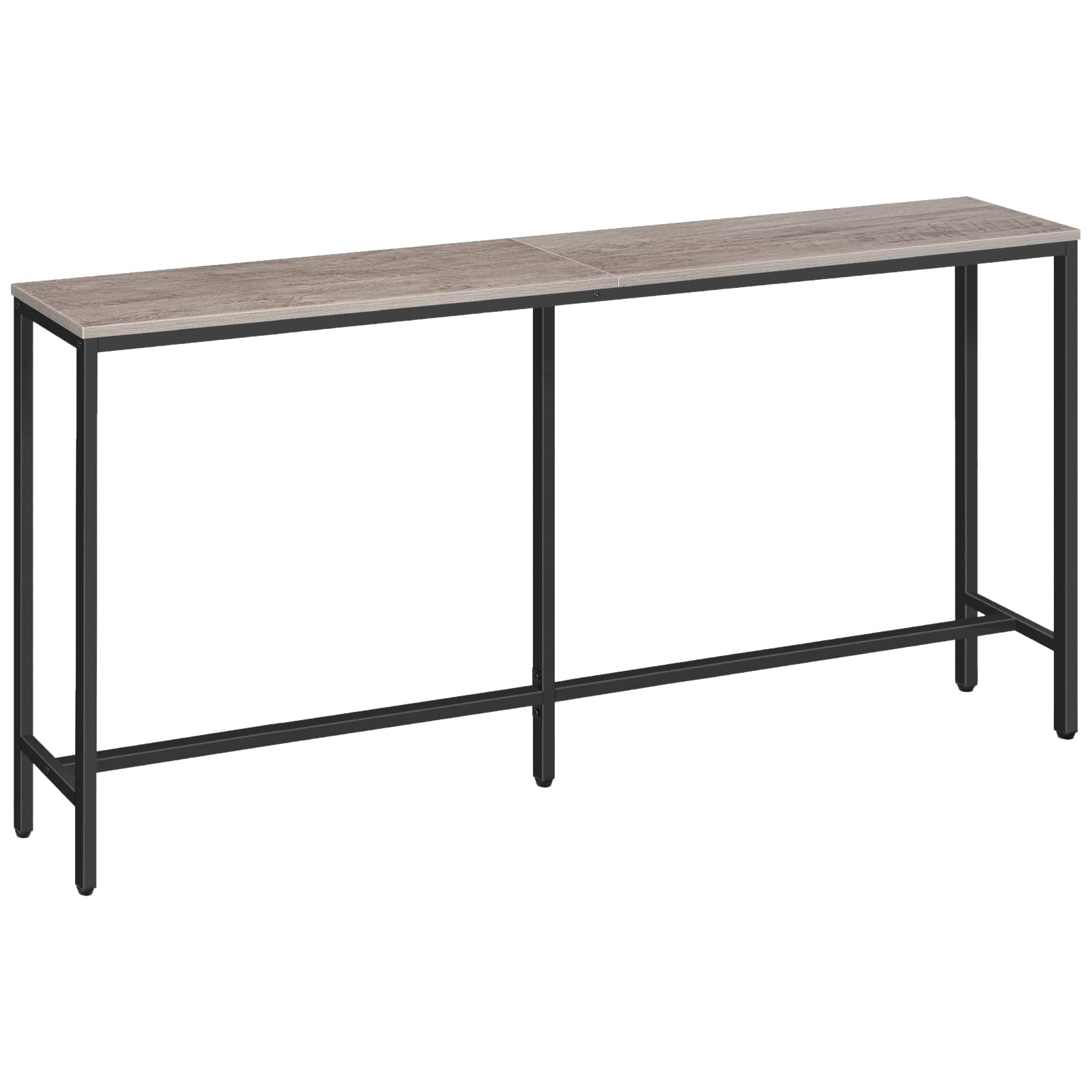 MAHANCRIS Console Table, Narrow Entryway Table, 47.2 Inches Sofa Table, Couch Table, Long Hallway Table for Living Room, Bedroom, Sturdy and Stable, Easy to Assemble, Black CTHB12001