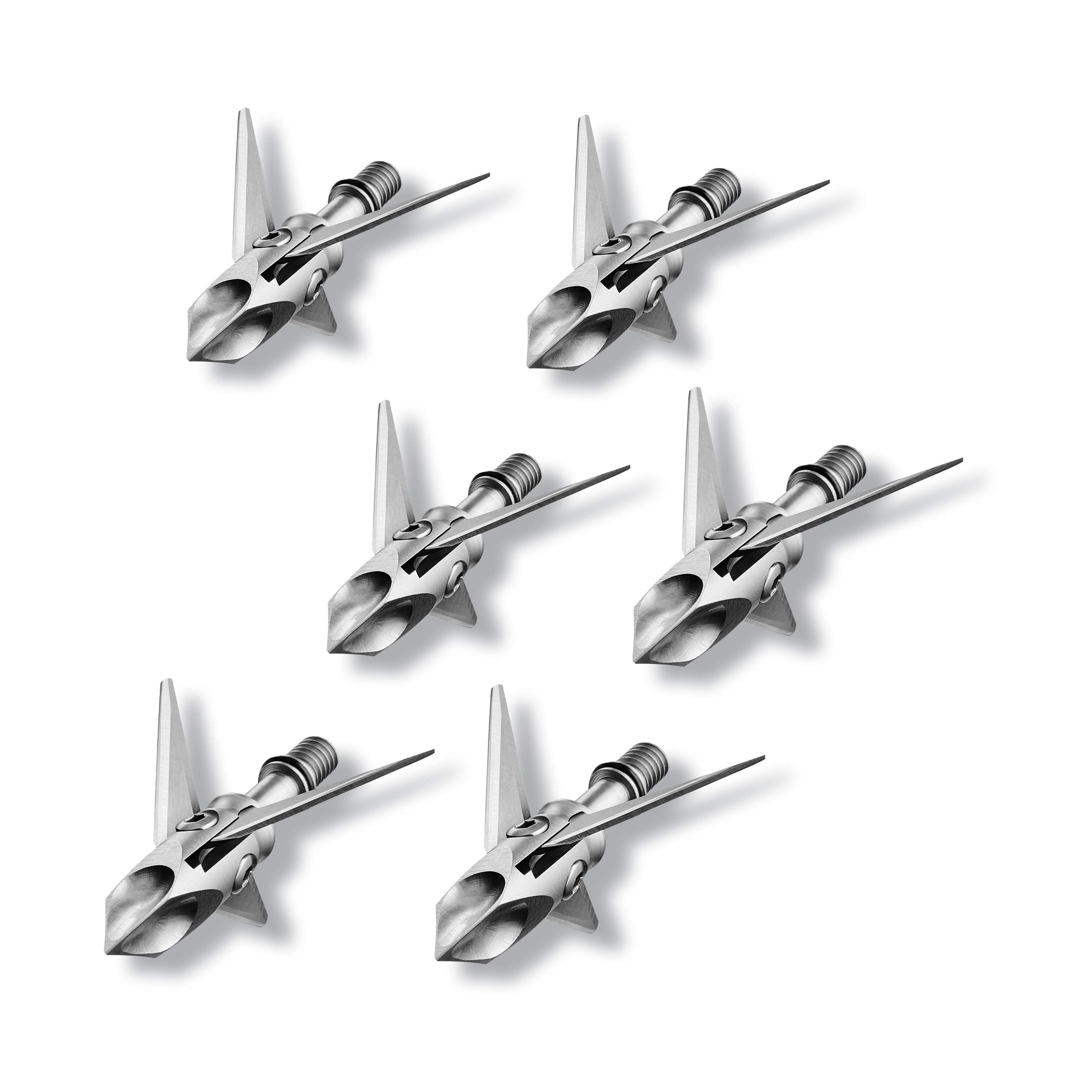 Ramcat Hydroshock Pivoting Broadheads 100 Grain, 2 PK (6 Total)