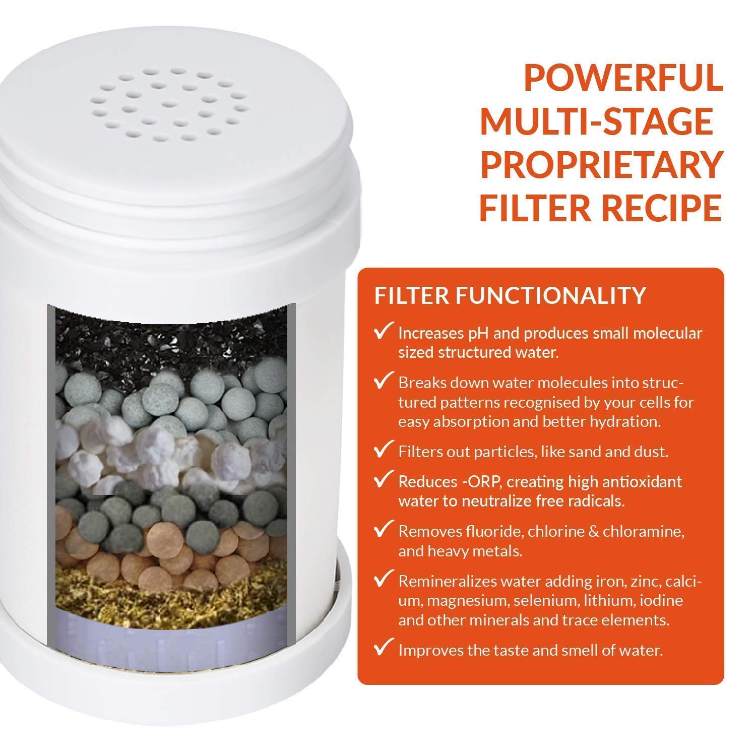pH PURIFY Alkaline Faucet Filter (White) + PH006 Refill Bundle
