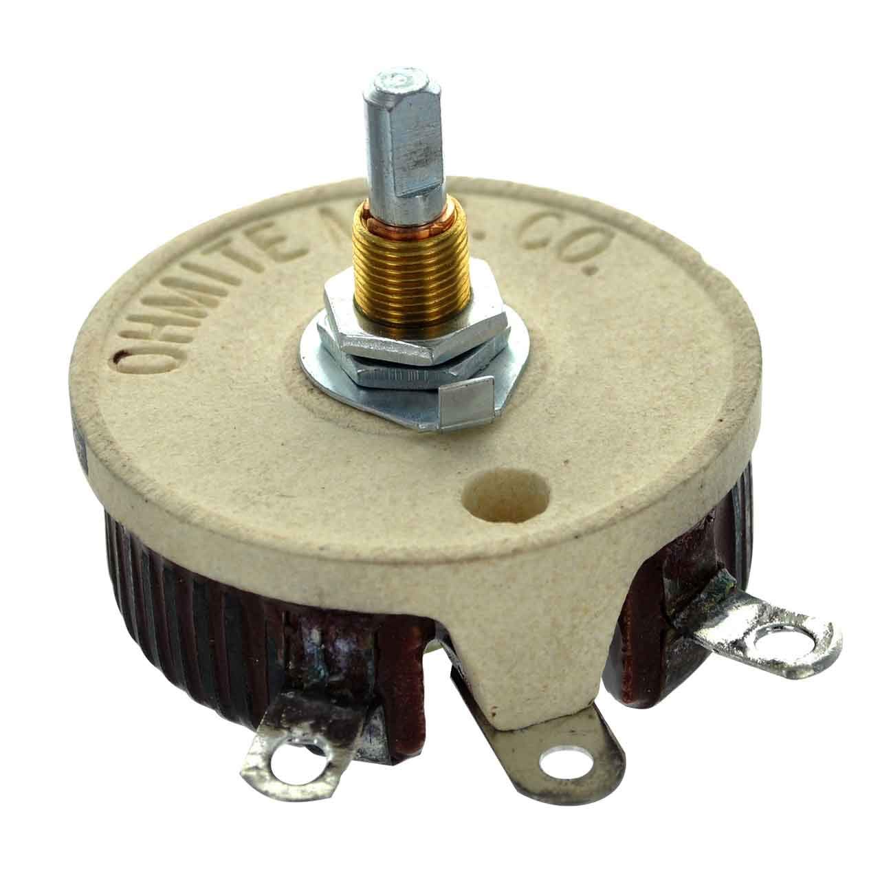 Miller 605828 Rheostat, Ww 50. W 1.5 Ohm Scr Term
