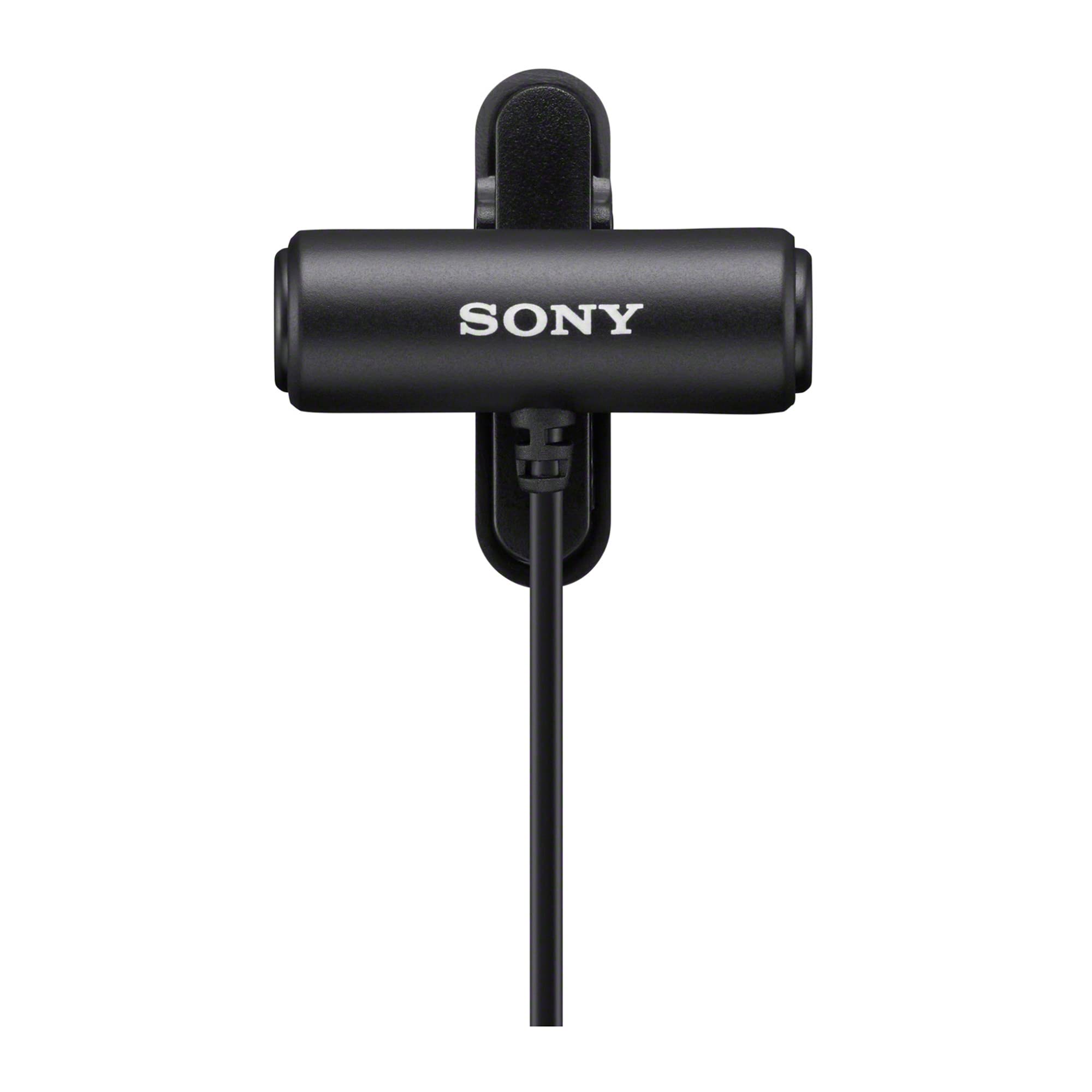Sony ECM-LV1 Compact Stereo Lavalier Microphone Bundle with Hardshell Storage Case (2 Items)
