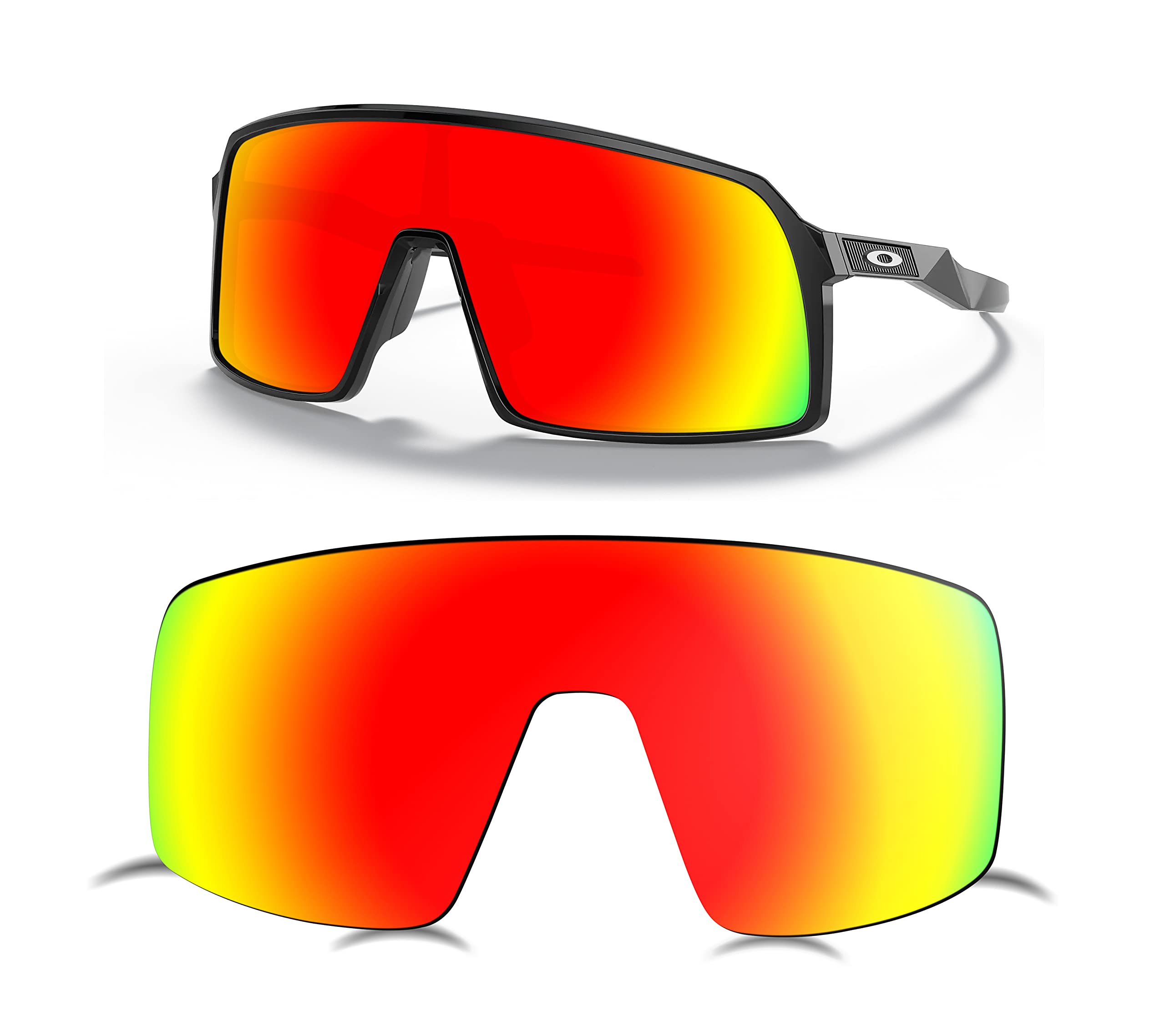 Prizo ORL Polarized Replacement Lenses for Oakley Sutro Sunglasses OO9406 - Multi Options (Orange+Blue)