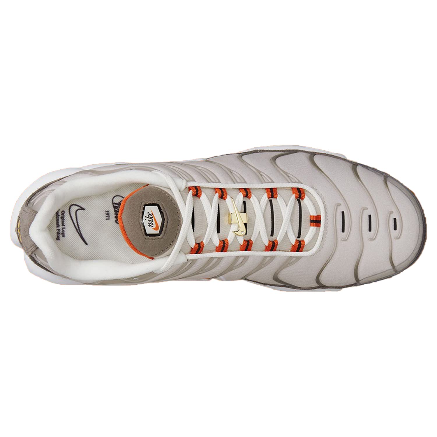 Nike mens Air Max Plus Se Style Db0681, Cream Ii/White-orange-black, 10