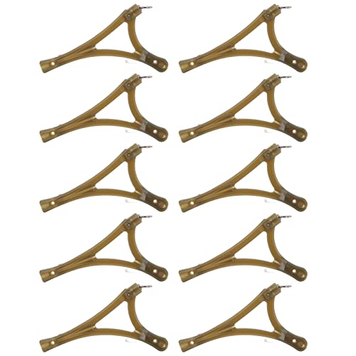 SUNGOOYUE Fish Tackle Carp Rigs,10Pcs Carp Fishing Accessories Anti Knotting System Side Bend Rolling Swivel Fish Tackle Carp Rigs Tool with O Connector