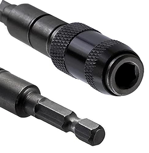 Yakamoz Pivoting Bit Tip Holder Flexible Magnetic Screwdriver Bits Holder Knuckle Extender with 20-Piece Slotted Phillips Torx Screwdriver Set for Tight Spaces or Corners