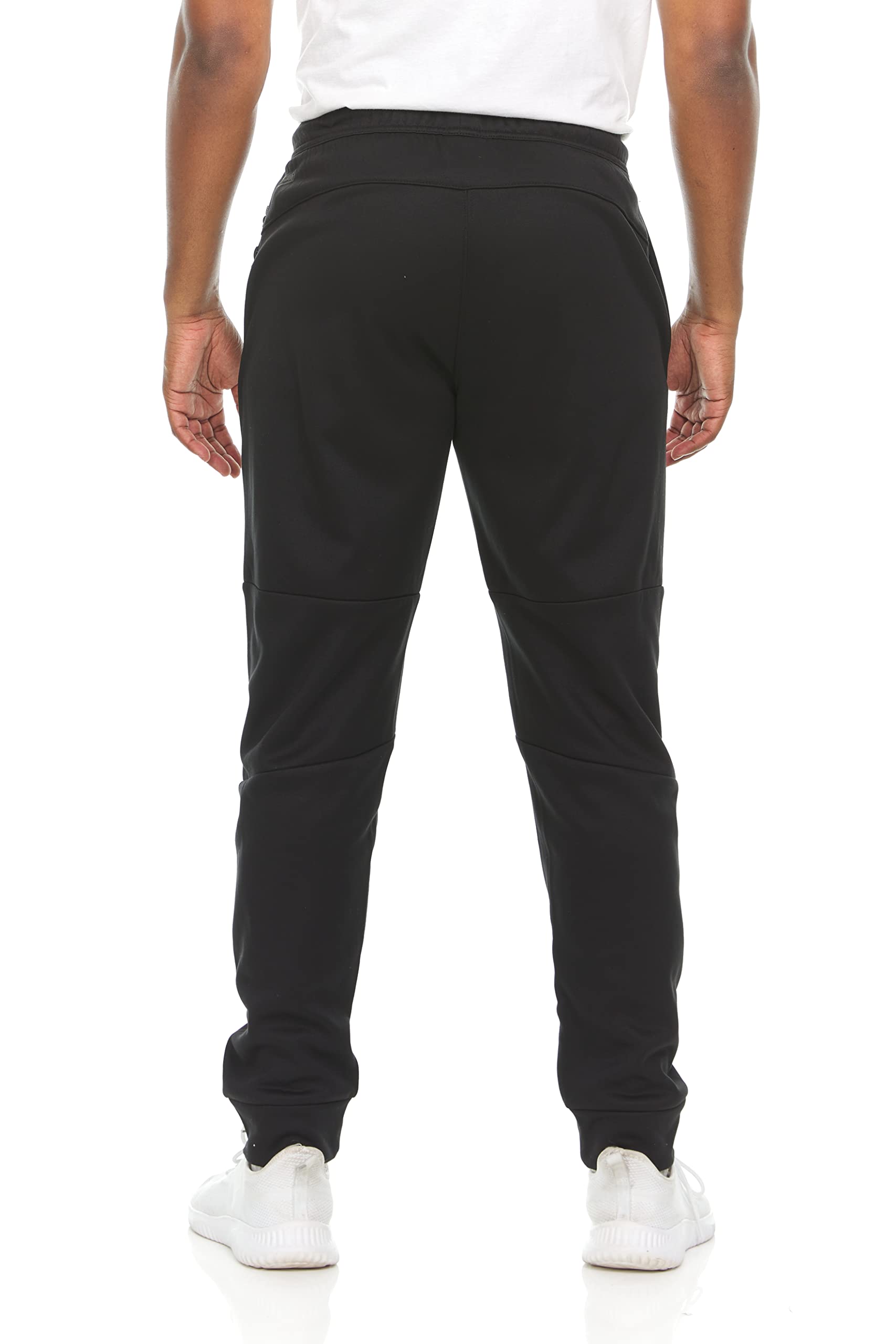 Spalding Mens Performance Fleece Jogger Pant, Black, XL