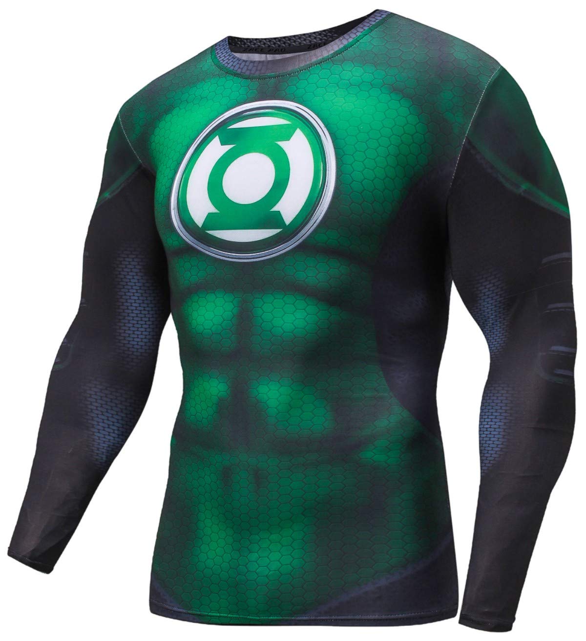 Red Plume Men’s 3D Printed Compression Long Sleeve T Shirts Top Tees (Leopard, XL)