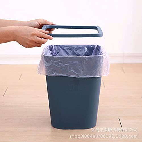 MYRRHE Cans, Trash can Kitchen Toilet Bathroom Large Office Living Room Trash can Press Circle Paper Basket (Color : Green, Size : Medium)