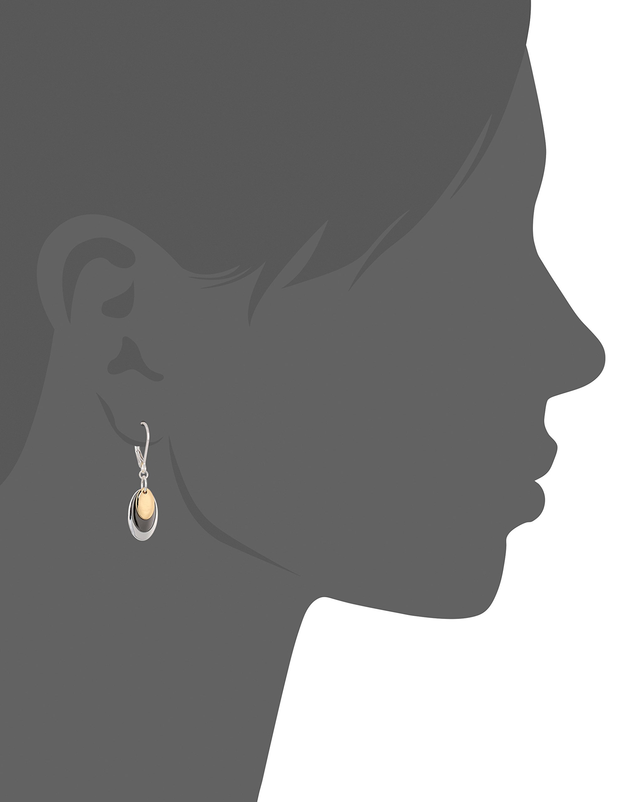 NINE WEST Women's Tri Tone Shaky Drop Earrings