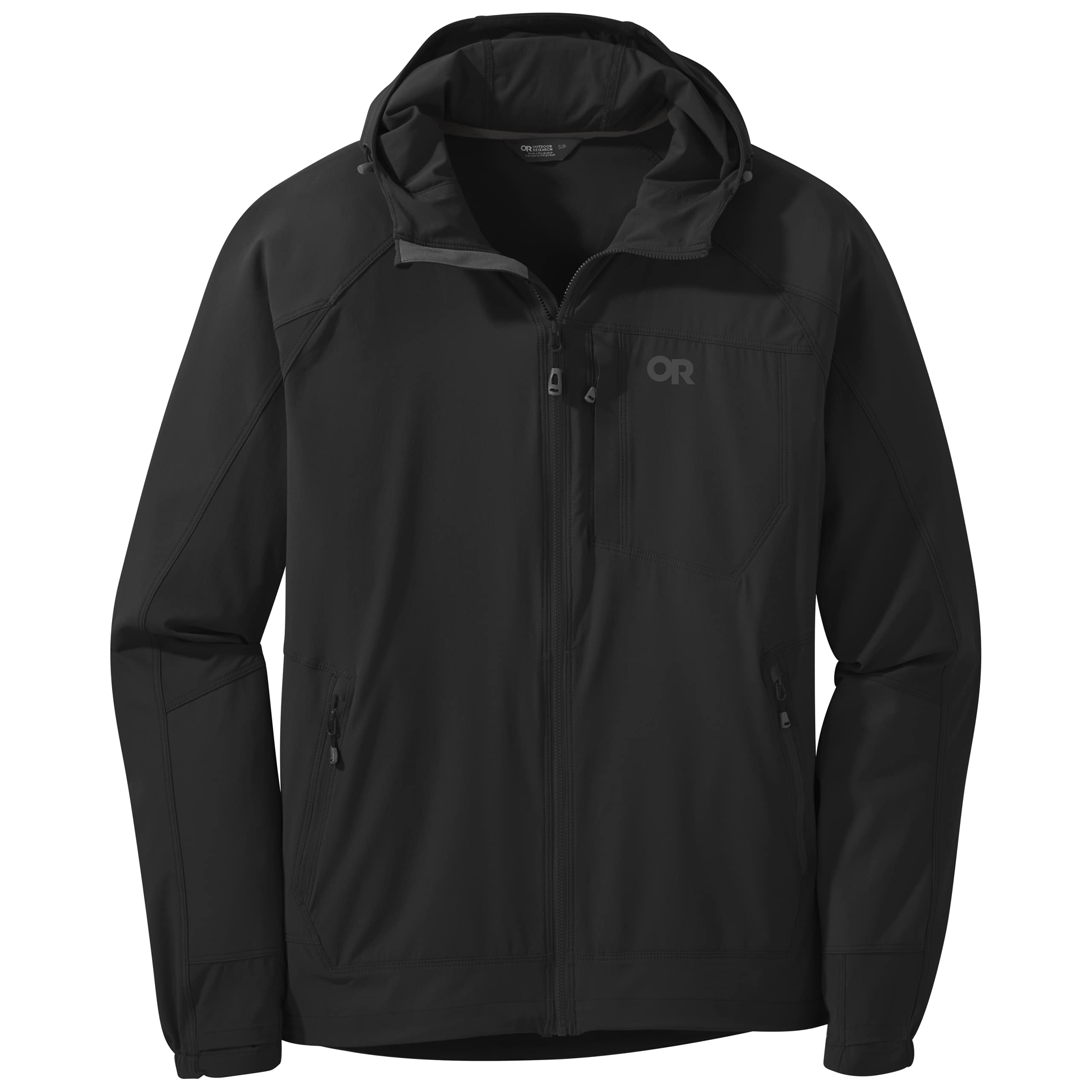 Outdoor Research Men's Ferrosi Hooded Jacket, Black, Small