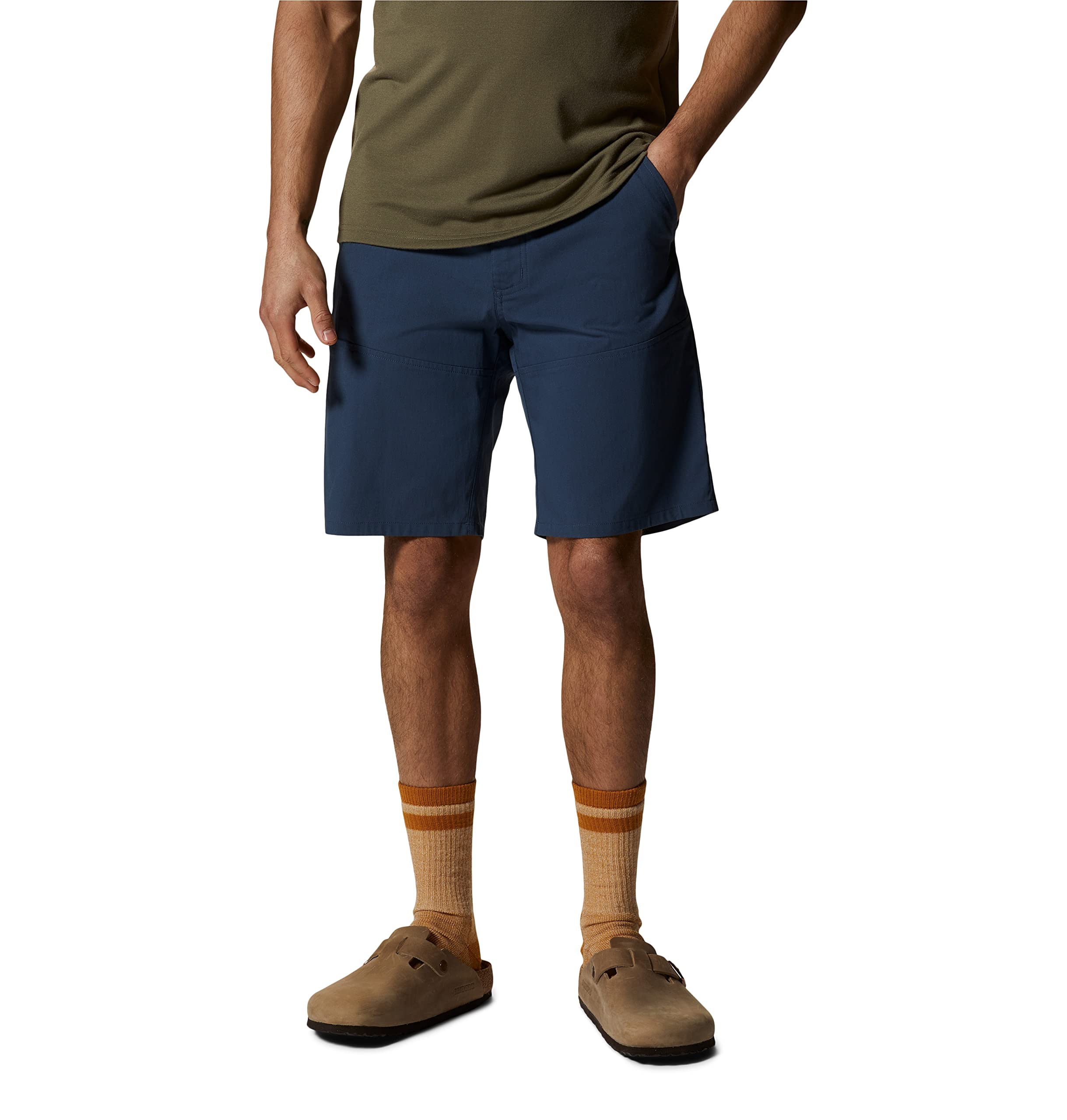Mountain Hardwear Men's Standard Hardwear AP Short, Zinc, 40W x 9L