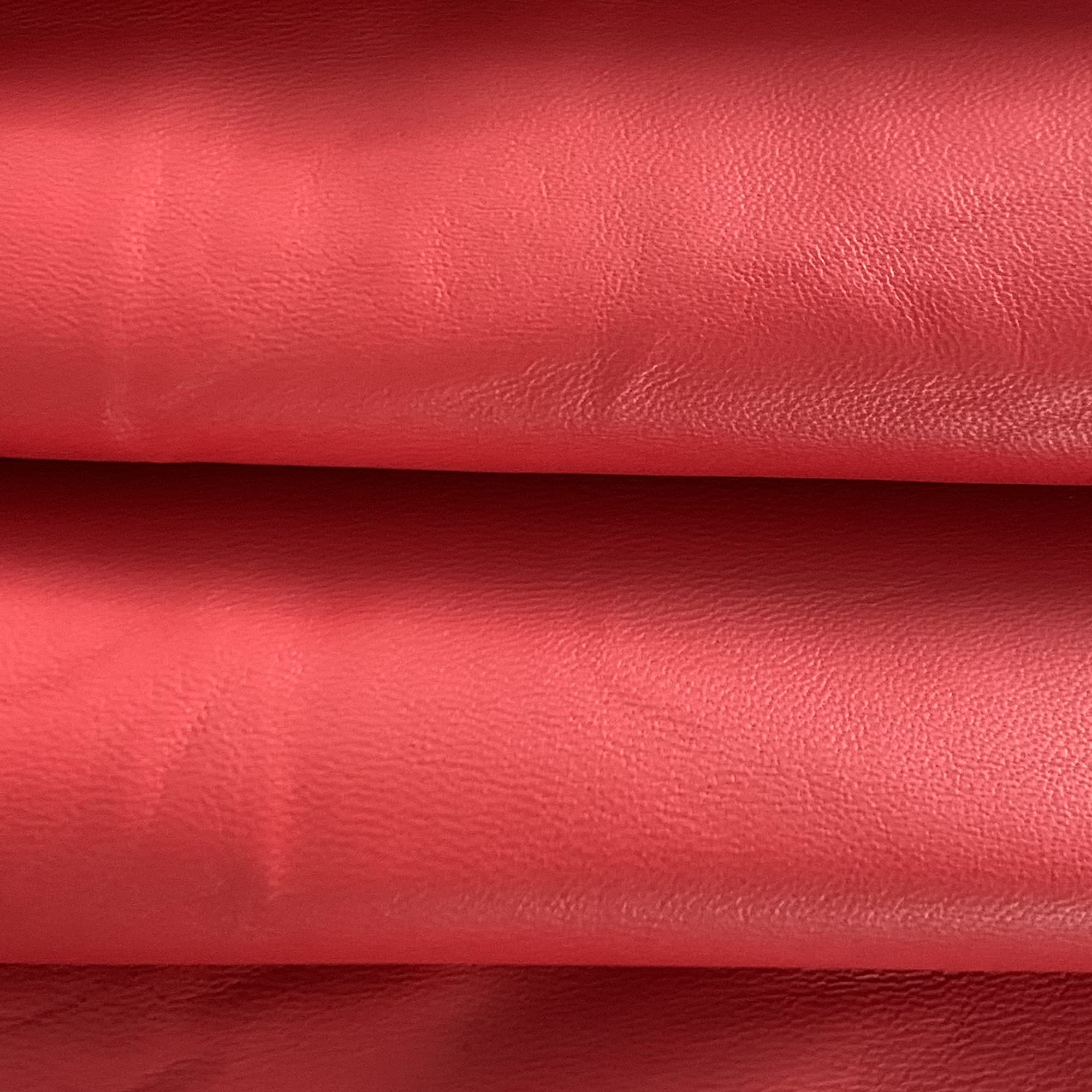 Quality Leather Hide - Red Color - Genuine Lambskin Craft Material - 5 sq ft AVG 26¨x 24¨ Longest and widest - Sewing Projects - Upholstery Fabric Supply - Leather Treasure Shop