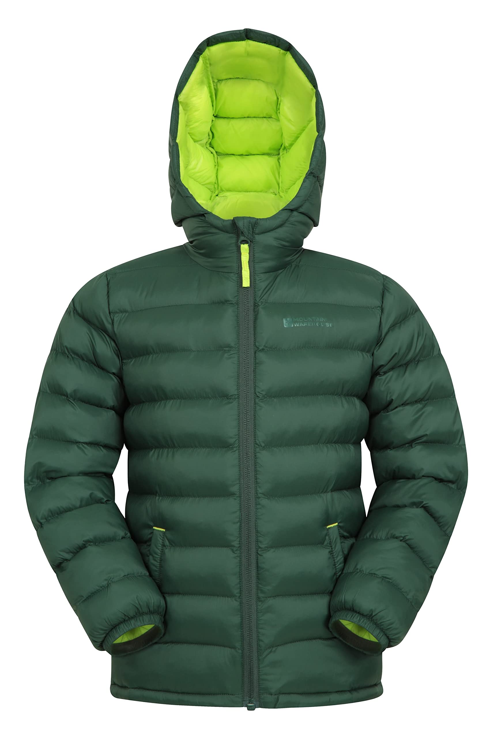 Mountain Warehouse Seasons Kids Padded Puffer Jacket - Boys & Girls Khaki 9-10 Years