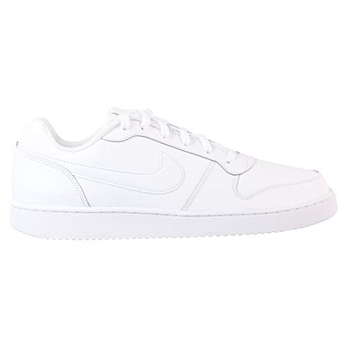 Nike Men's Ebernon Low Basketball Shoe, White/White, 9.5 Regular US