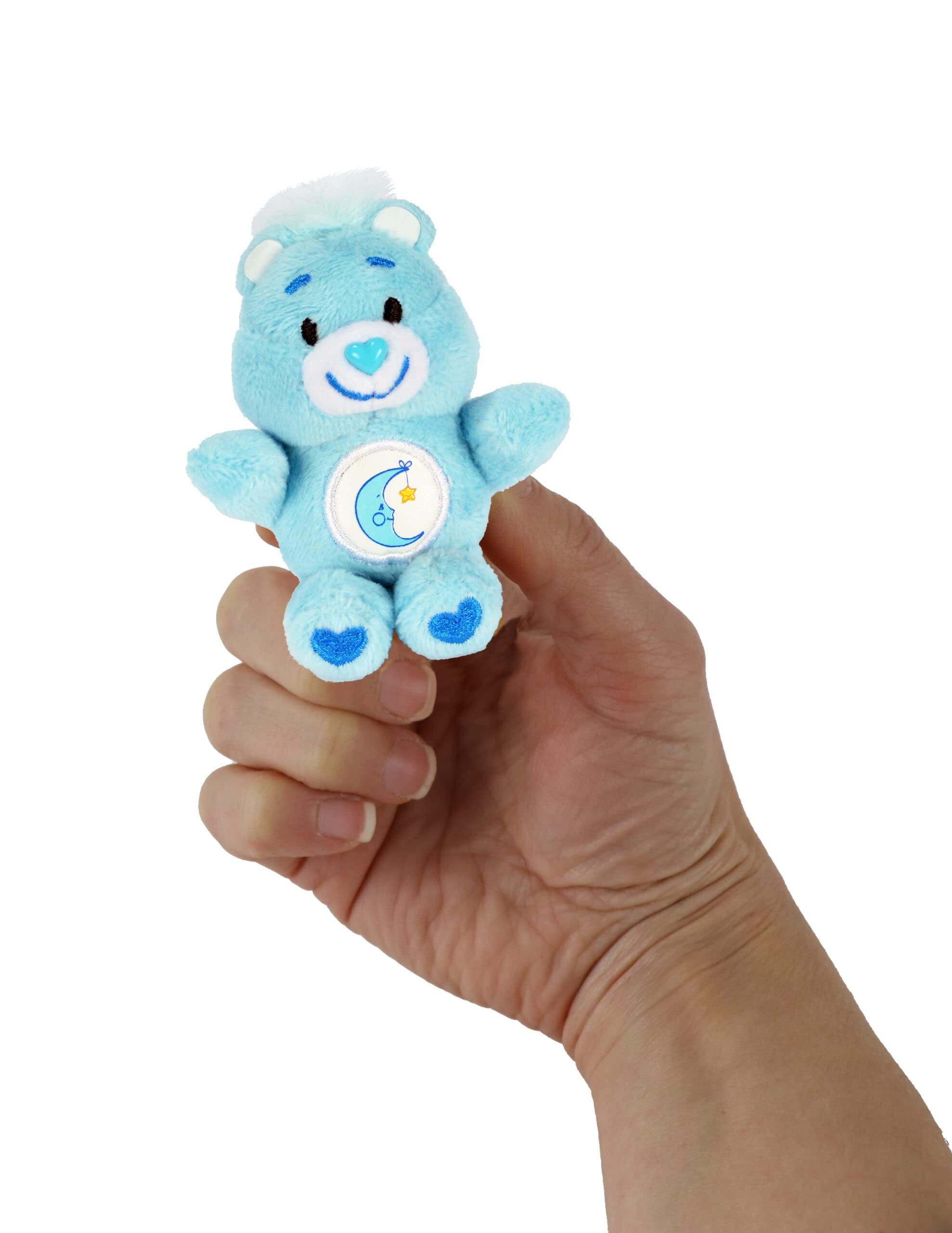 Worlds Smallest Care Bears Series 3 (4 Pack) Bedtime Bear - Brave Heart Lion Bear - Friend Bear - Harmony Bear