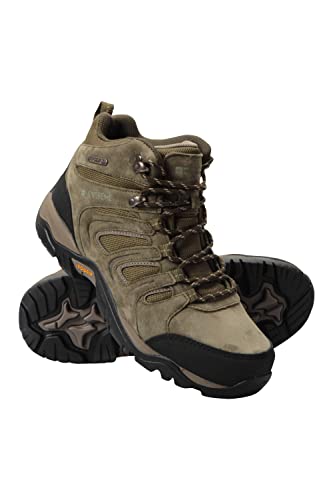 Mountain Warehouse Aspect Extreme Mens IsoGrip Waterproof Walking Boots Khaki 10 M US Men