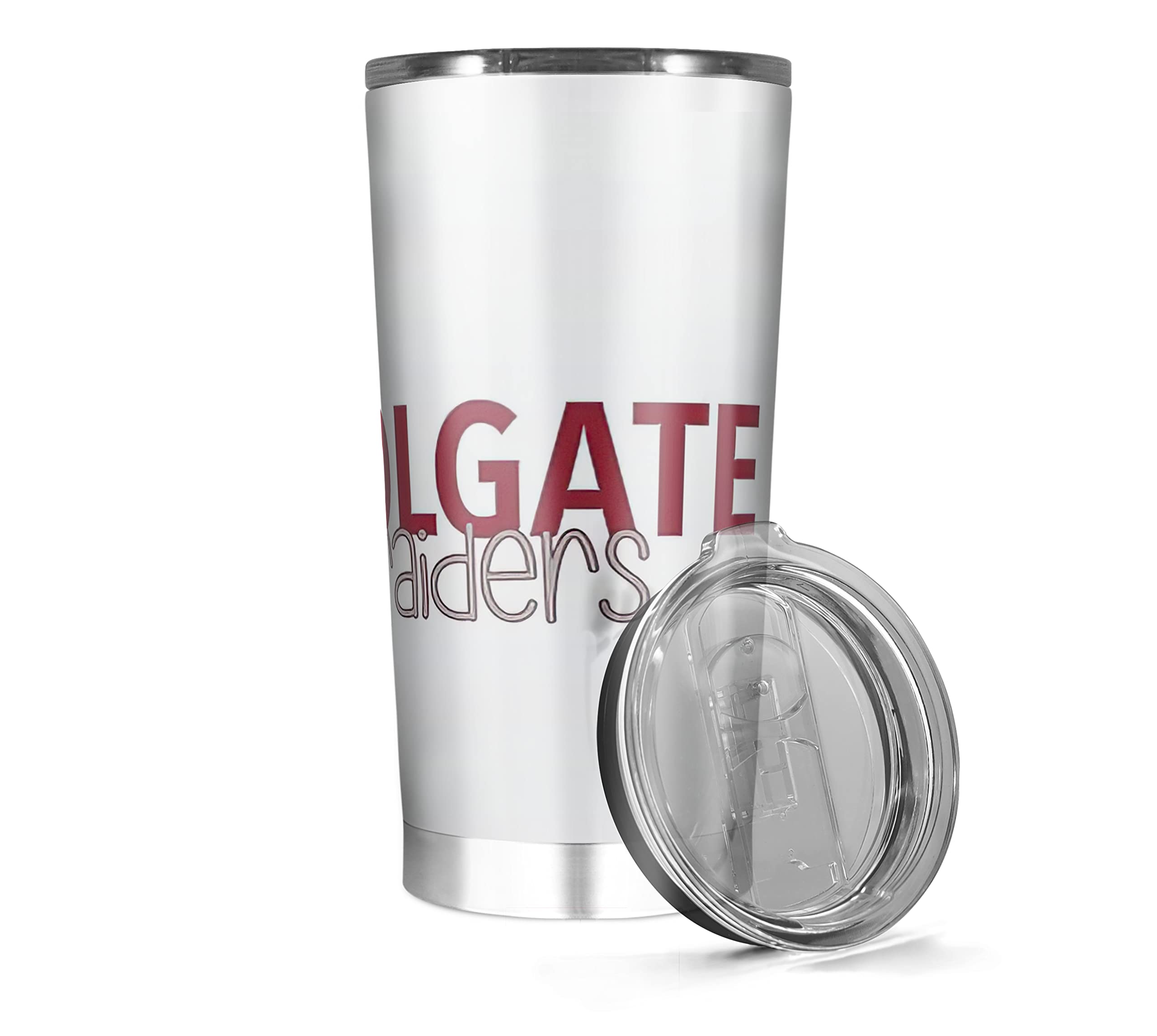 Stainless Steel Insulated Tumbler 20oz 30oz Colgate Wine University Cold Coffee Tea Hot Iced Cup Mug Suit For Home Office Travel