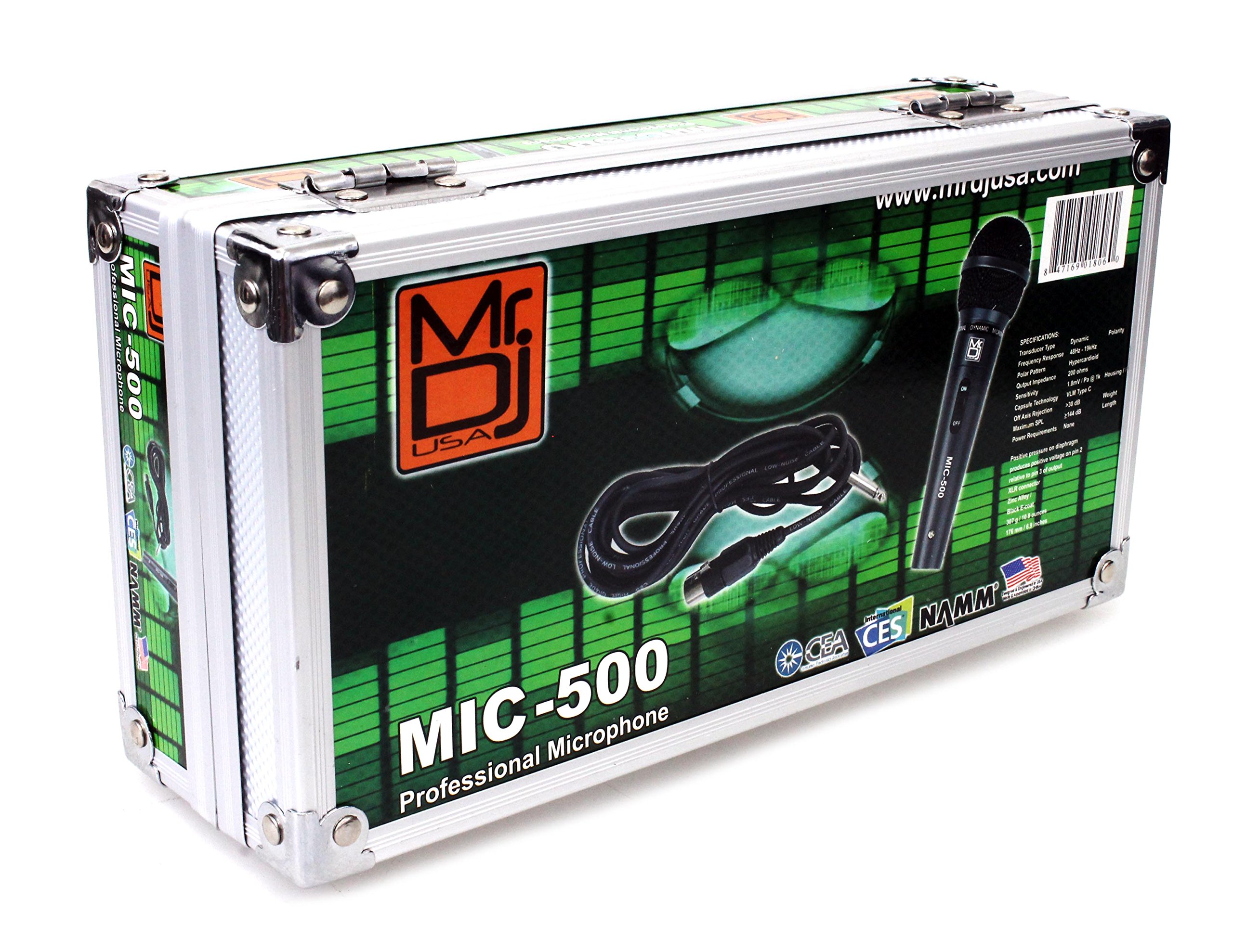 Mr. Dj MIC500 Uni-Directional Dynamic Microphone