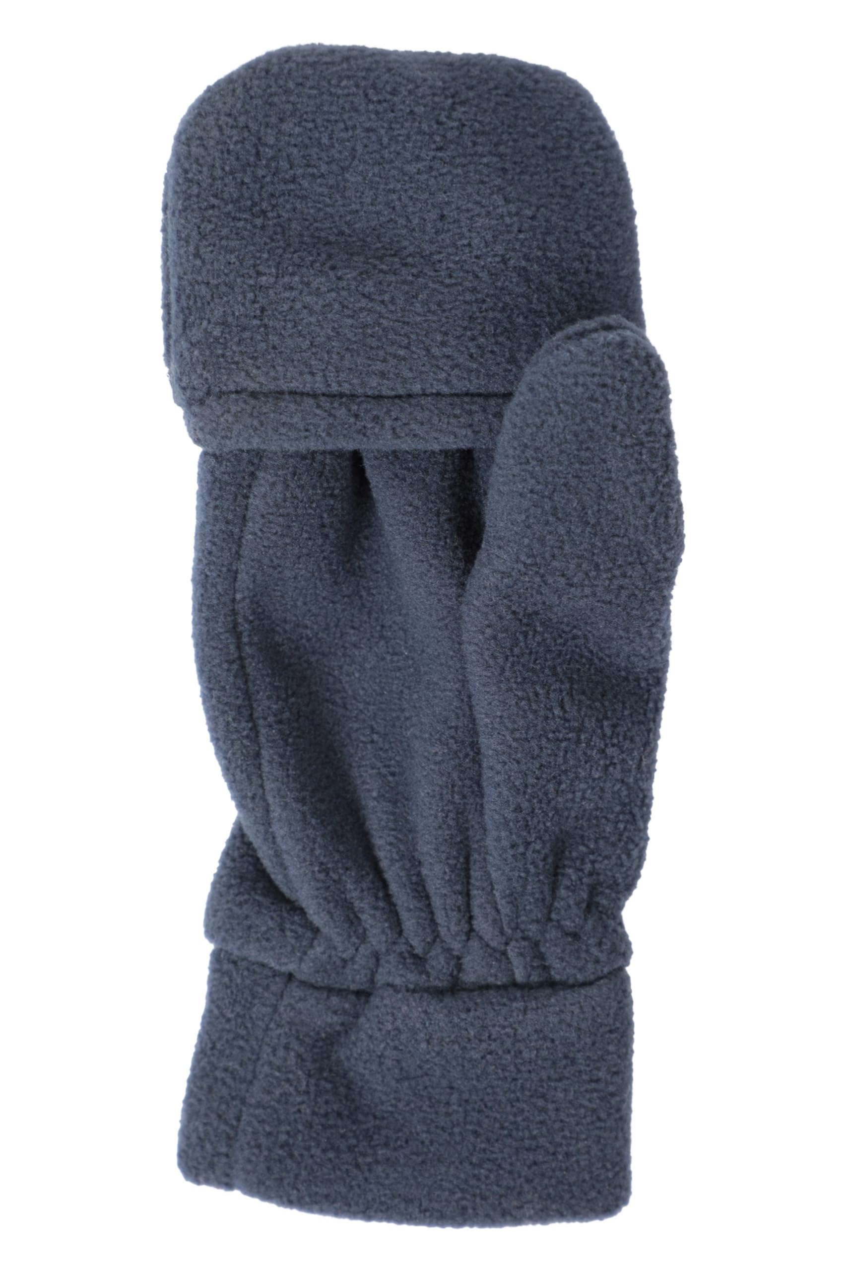 Mountain Warehouse Fingerless Fleece Kids Mitten - Warm, Boys & Girls Navy Small/Medium