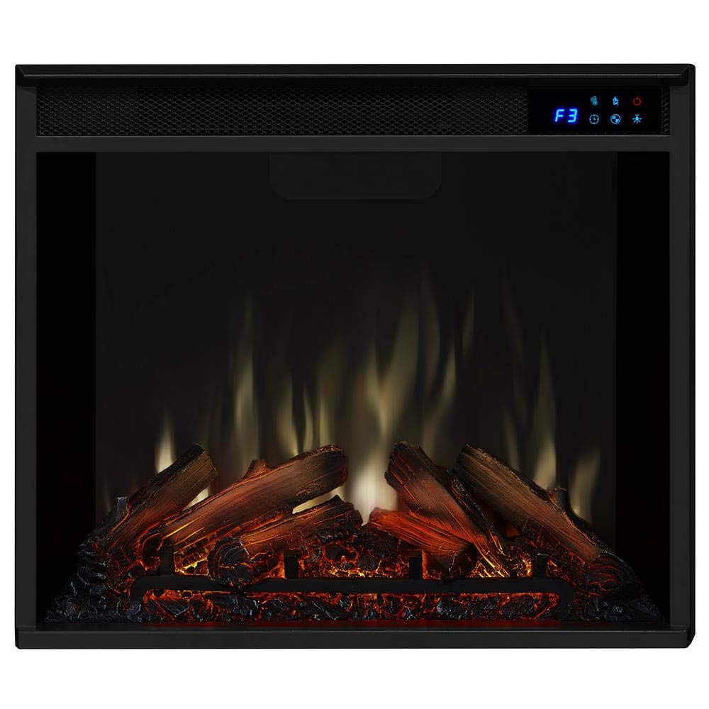 Real Flame Vivid Flame Electric Firebox, Black