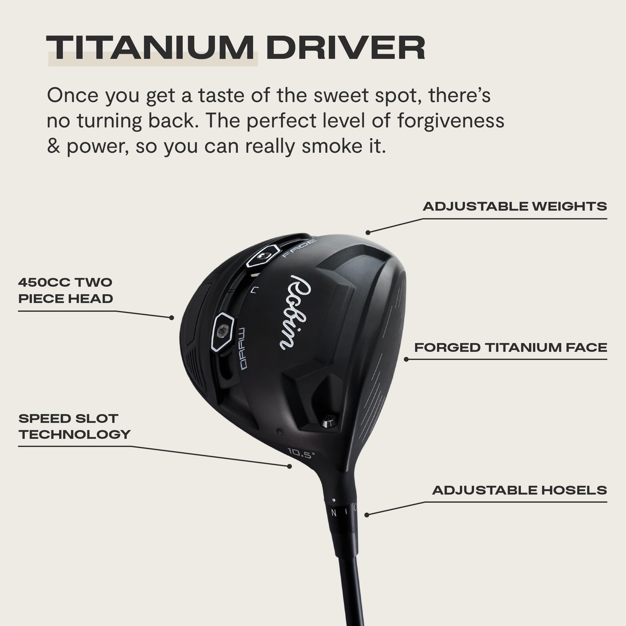 Robin Golf The Essentials 9-Club Men's Set — Complete Right-Handed Golf Clubs for Men 5'6"-6'2" (Matte Black) — Sets Include Bag & Head Covers | for Beginners, Intermediate & Advanced Golfers