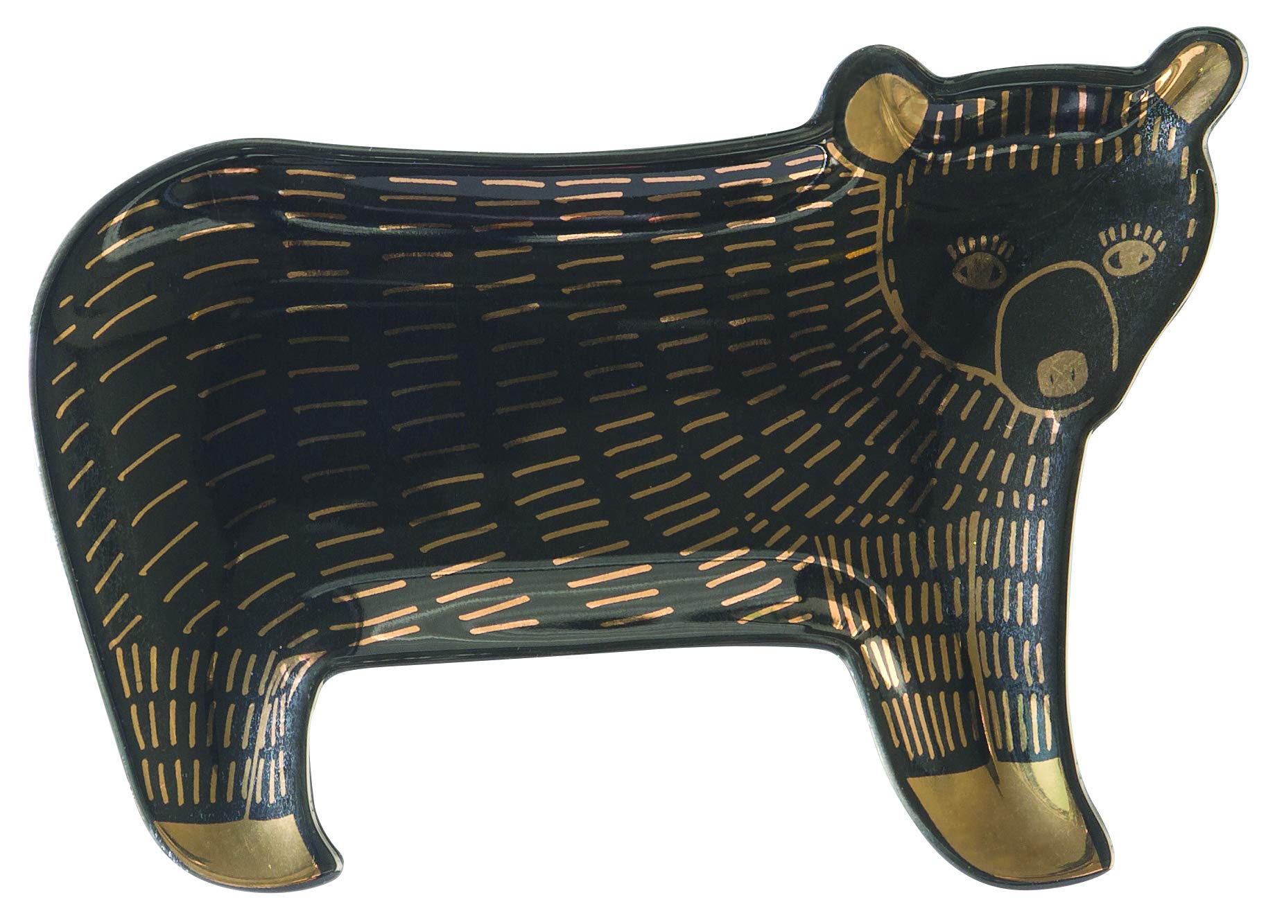 Now Designs 7001598aa Ceramic Bear Trinket Tray