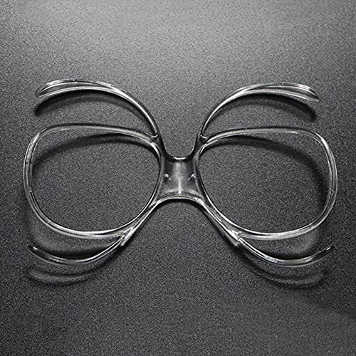 Snowboard Goggles Skiing Eyewear Inner Frame TR90 Ski Goggles Rx Insert Flexible Prescription Snowboarding Glasses Myopia Frame For Ski Sports Ski Goggles (Color : White)