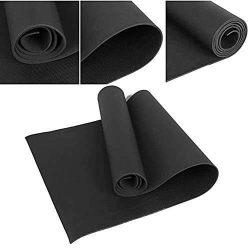 Superjiuex Durable Yoga Mat 4mm Single-sided Embossing Fitness Yoga Mat Environmental Protection Floor Mat Dance Mat