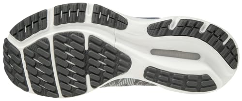 Mizuno Men's Wave Rider 24 WAVEKNIT Running Shoe, Frost Greywhite, 12.5 D US
